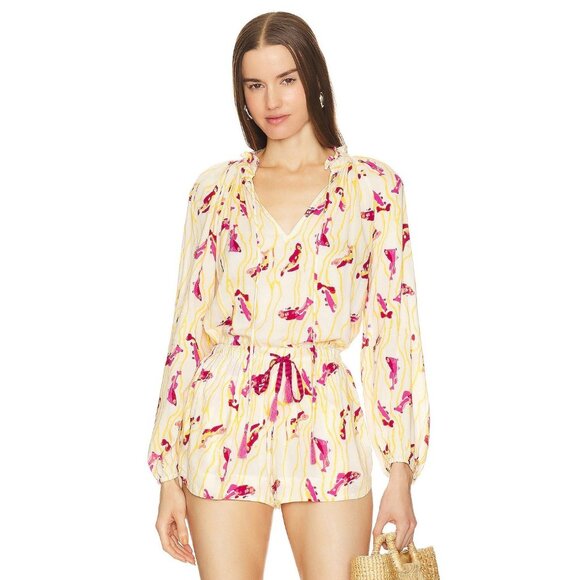 REVOLVE | Tops | Natalie Martin Size L Pisces Yellow Sunrise Penny ...